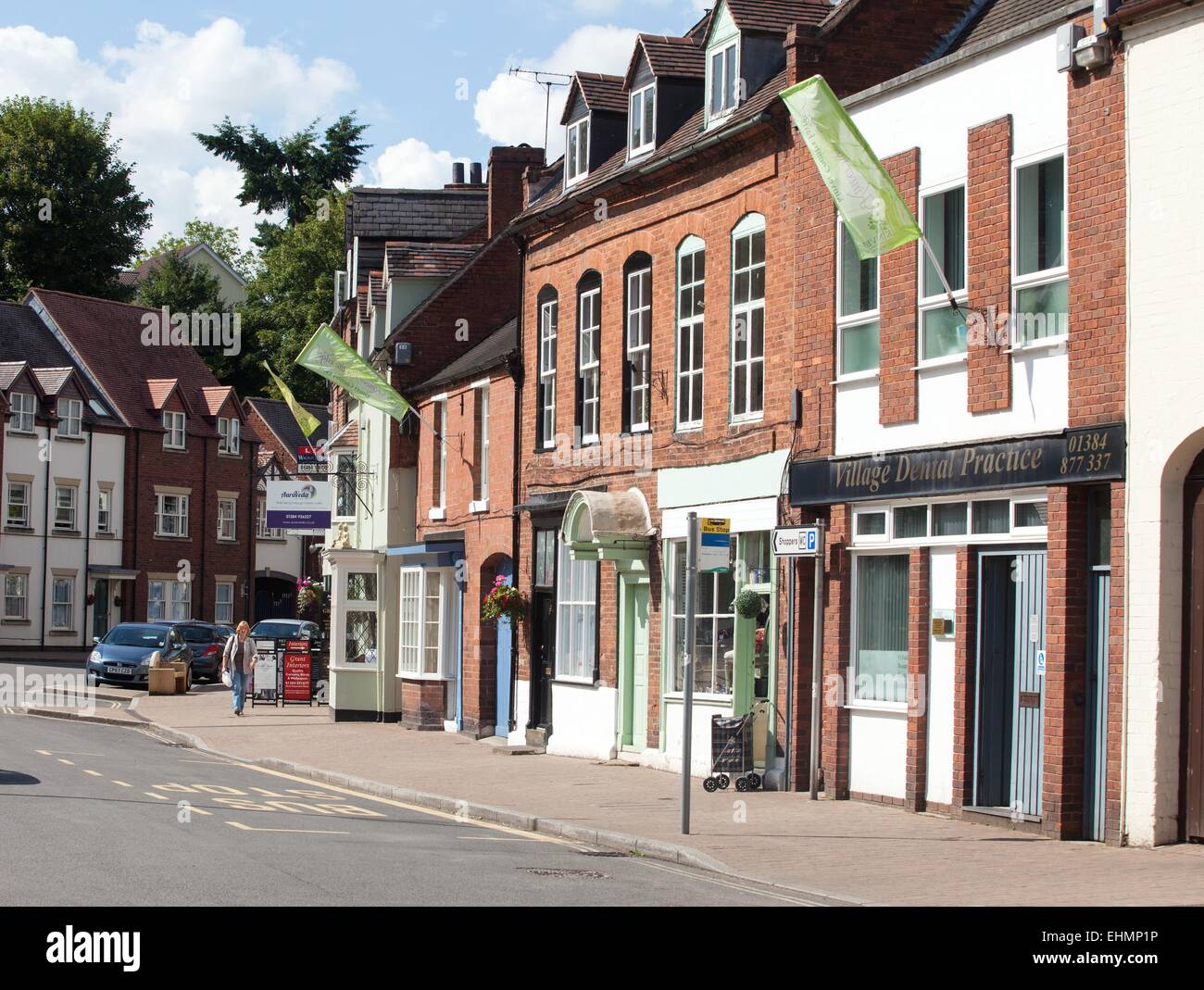 Kinver village centre and shopping Stock Photo - Alamy