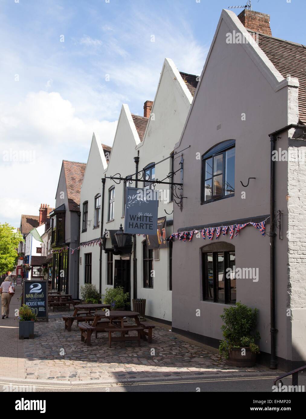 The White Harte pub, Kinver Stock Photo - Alamy