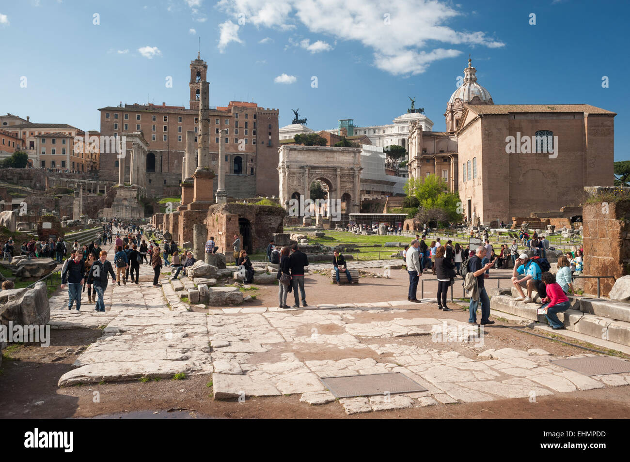 Foro romano forum romanum hi-res stock photography and images - Alamy