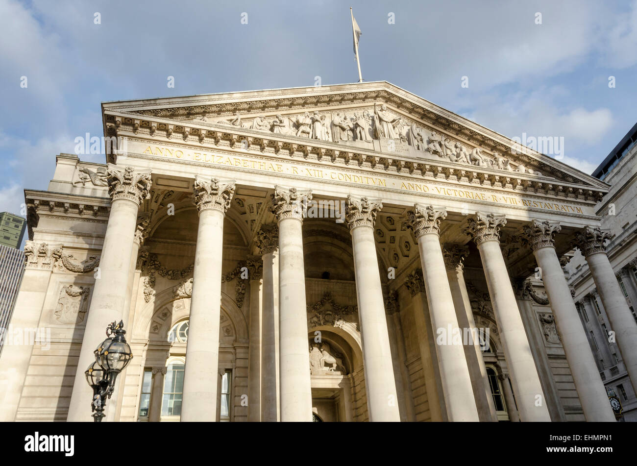 The Royal Exchange, London, UK Stock Photo - Alamy