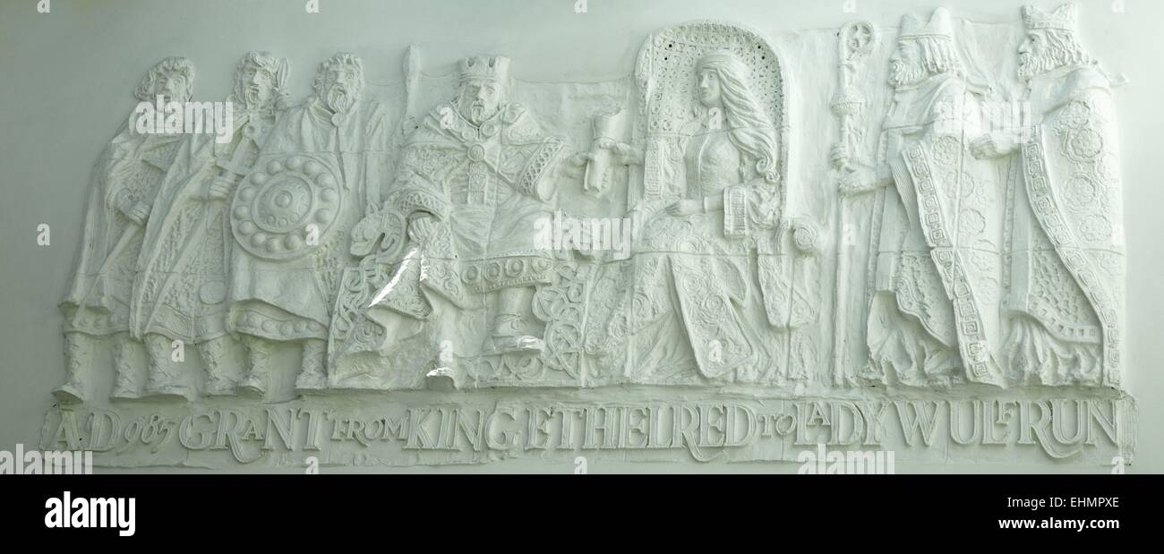 King ethelred lady wulfrun hi-res stock photography and images - Alamy