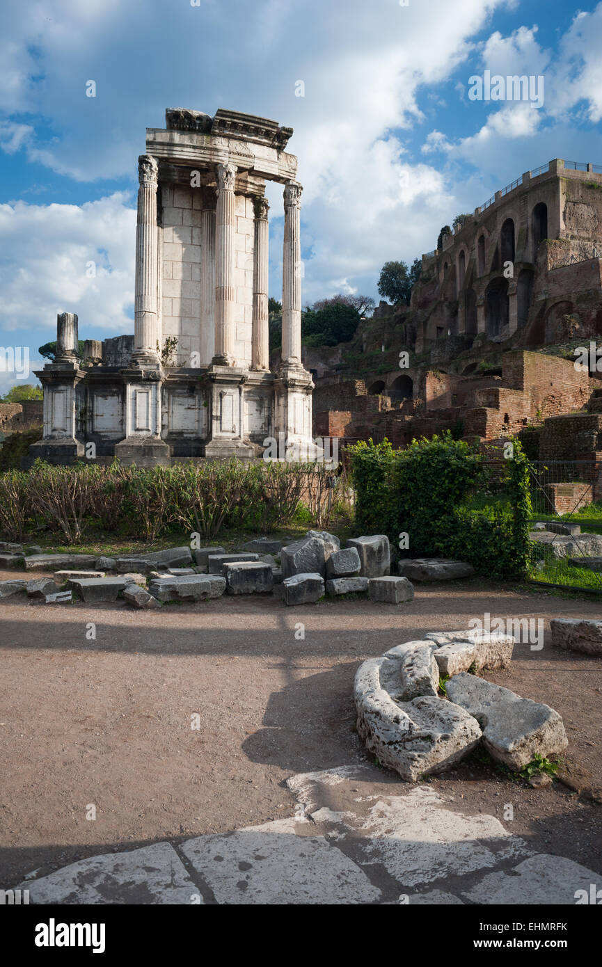 The temple of vesta rome hi-res stock photography and images - Alamy
