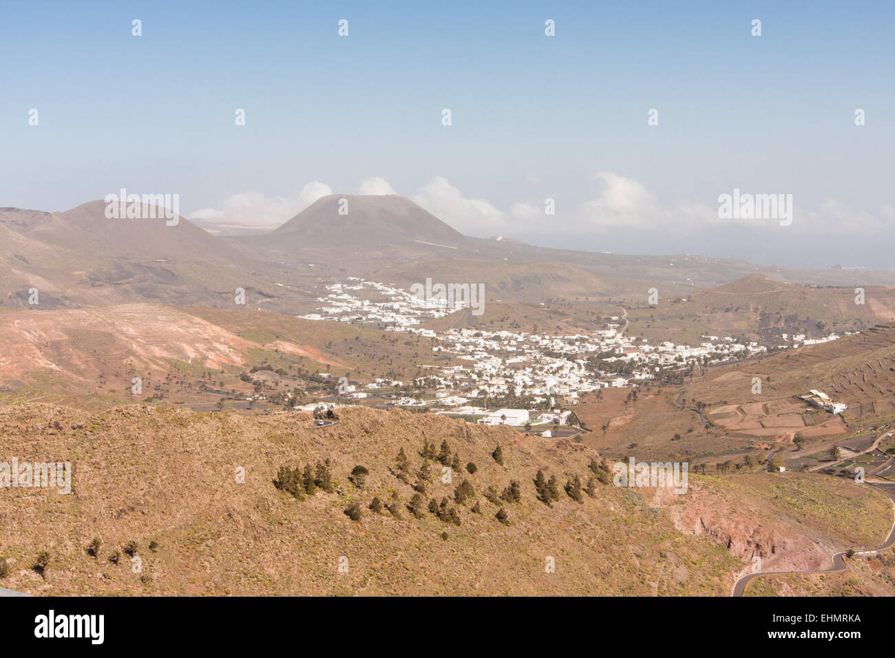 Haria on Lanzarote, Canary Island, Spain Stock Photo - Alamy