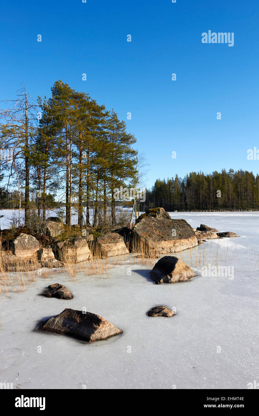 Finland frozen lake hi-res stock photography and images - Alamy