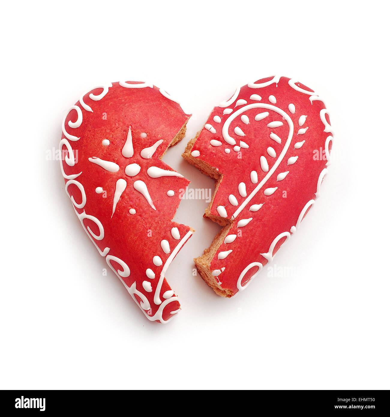 Broken heart cake hi-res stock photography and images - Alamy