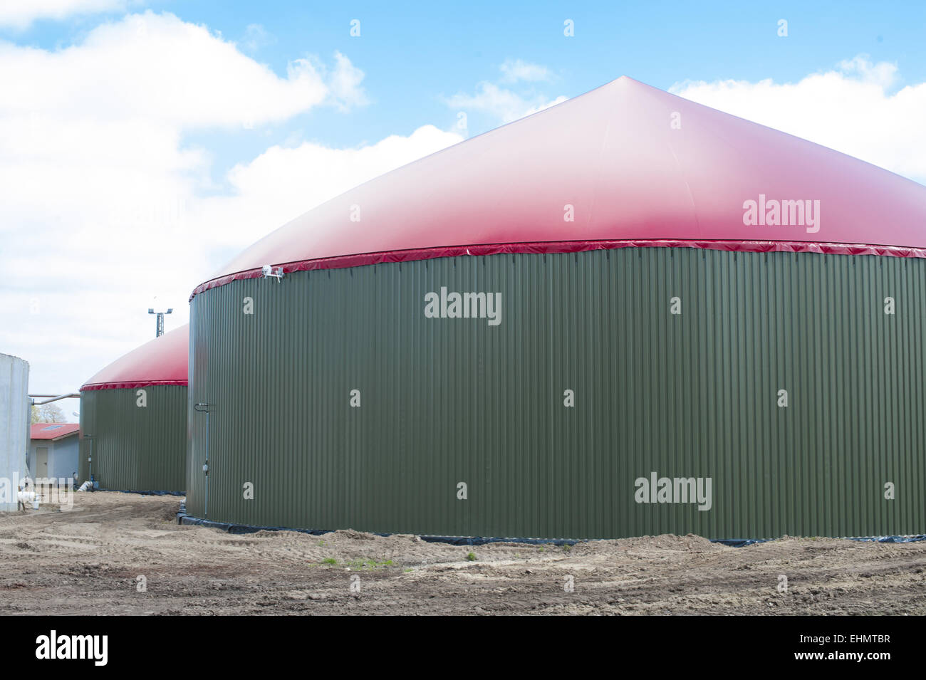 Biogas plant - biogas Stock Photo - Alamy
