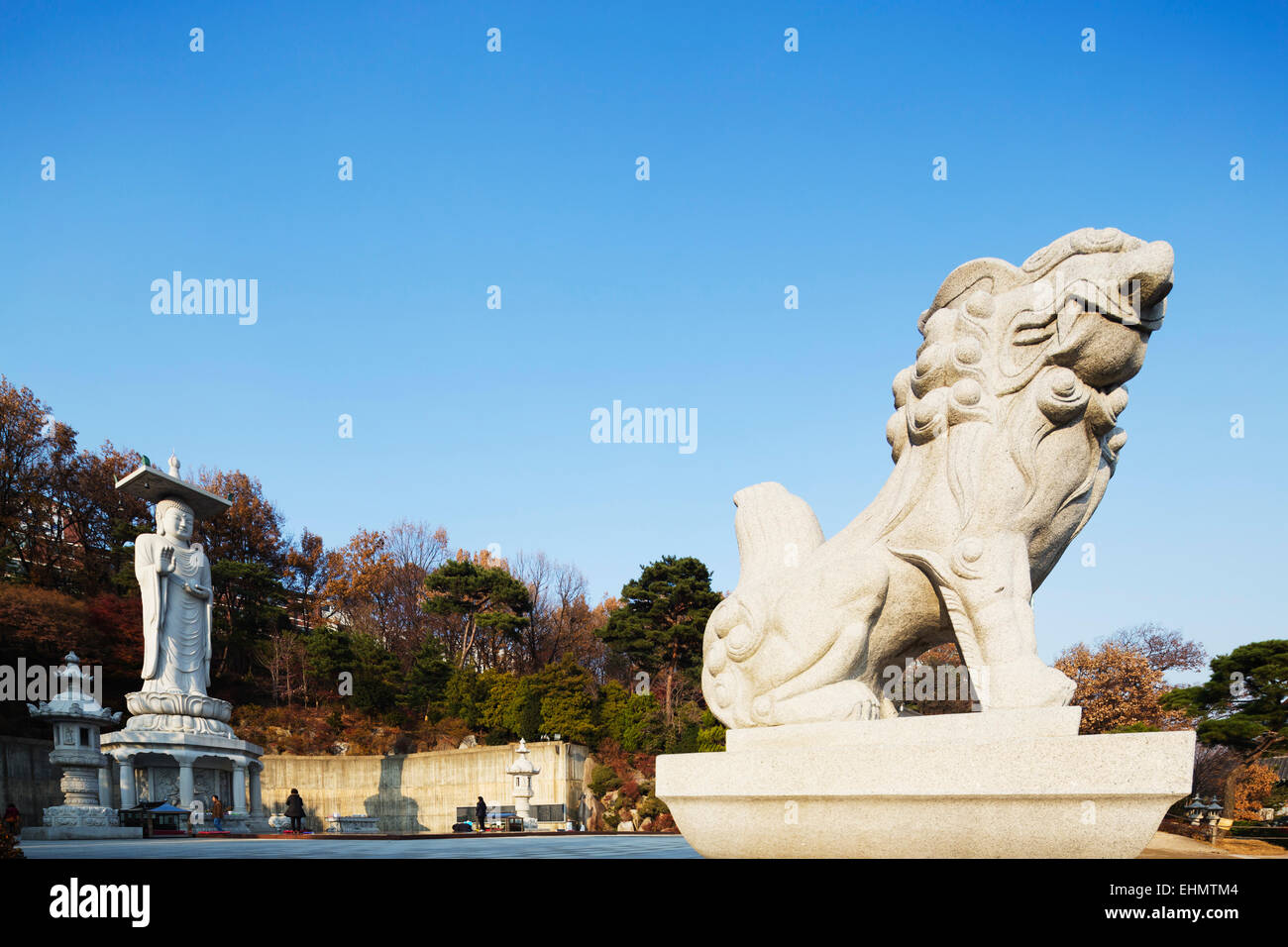 Asia, Republic of Korea, South Korea, Seoul, Bongeun-sa temple Stock ...