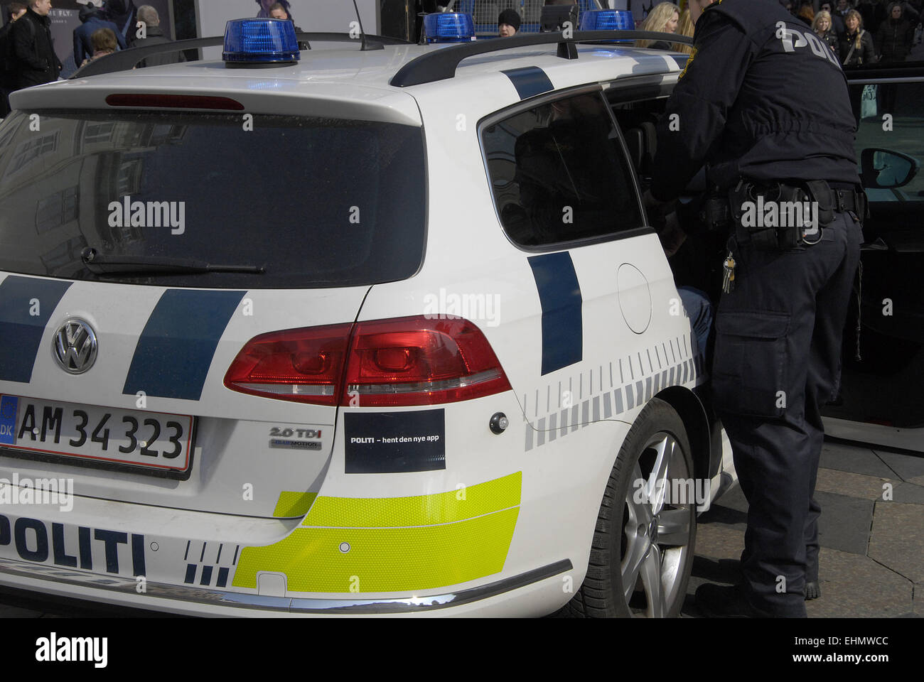 Copenhagen, Denmark. 16th March, 2015. Danish police is presents on ...