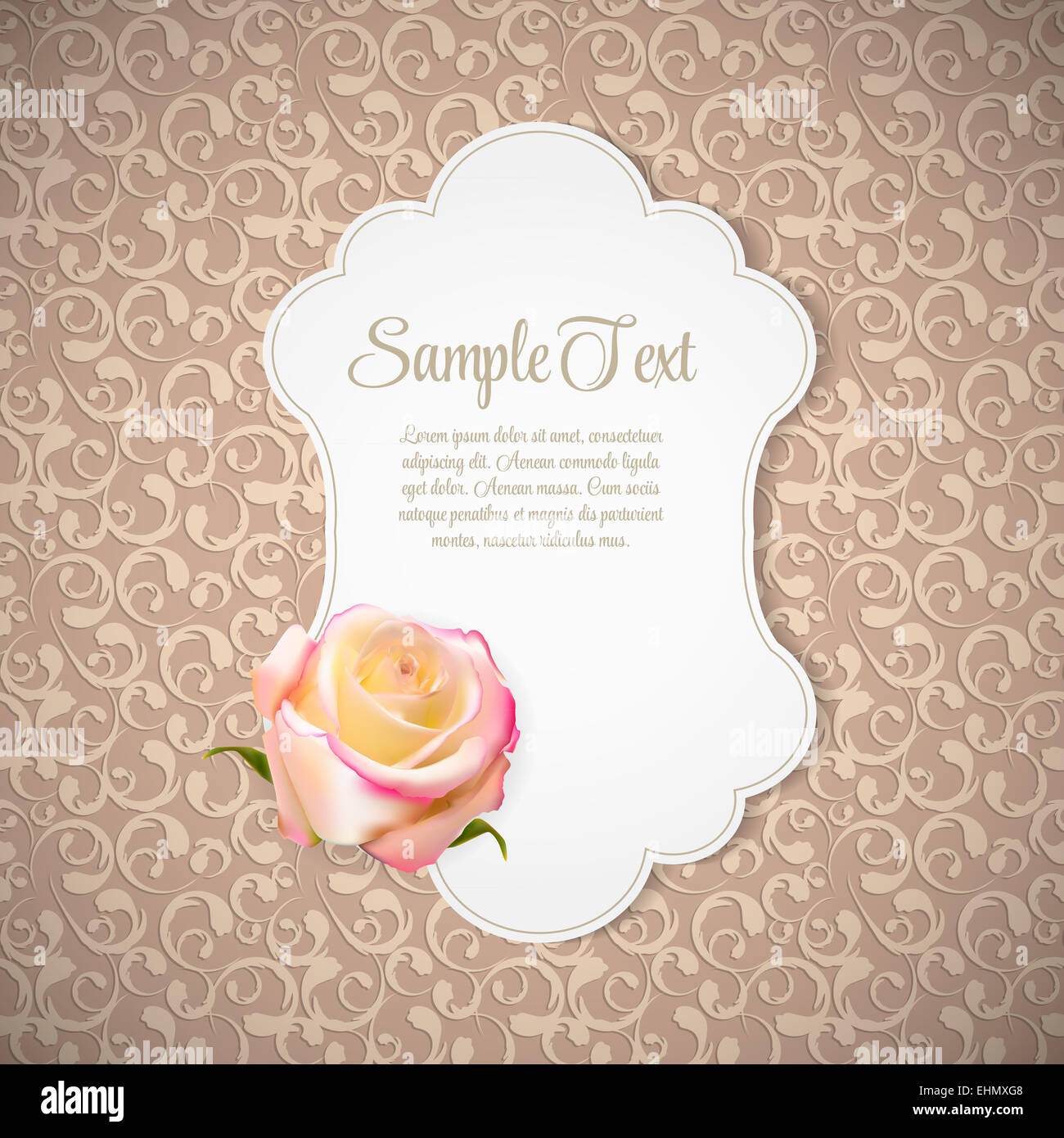 Flowers rose outline drawing vector hi-res stock photography and images ...