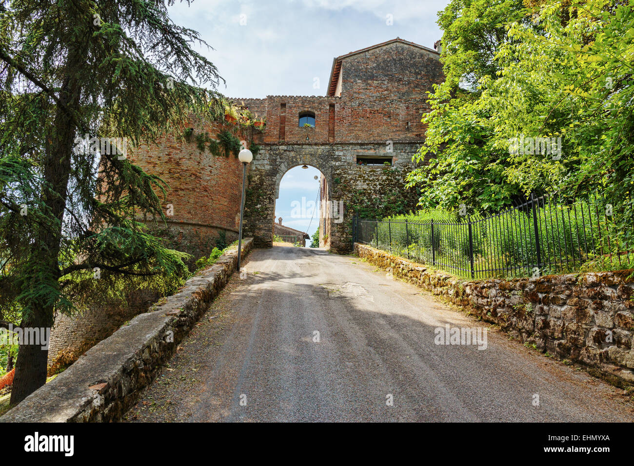 Medieval fortress of Italy Stock Photo - Alamy