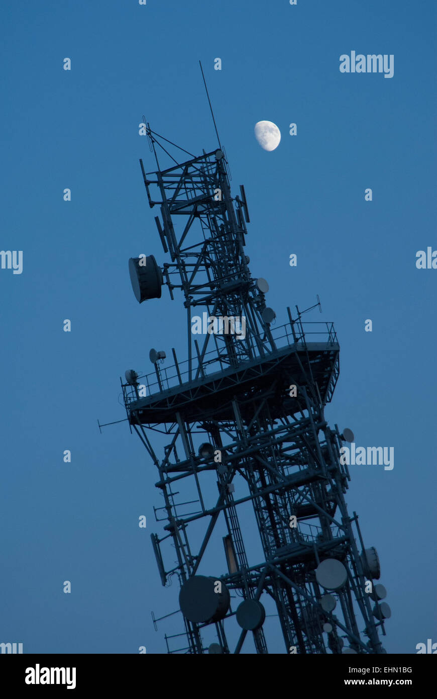Microwave Communications Tower High Resolution Stock Photography and ...