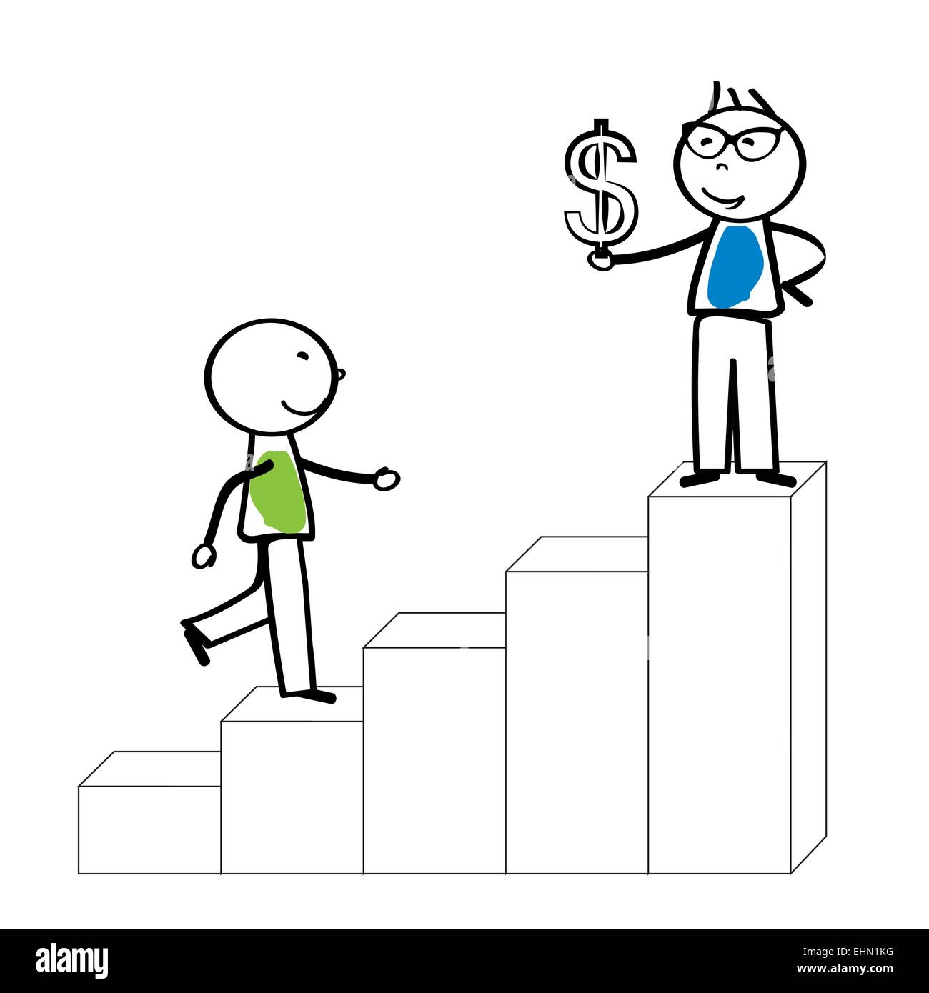 Business meeting cartoon top Cut Out Stock Images & Pictures - Alamy