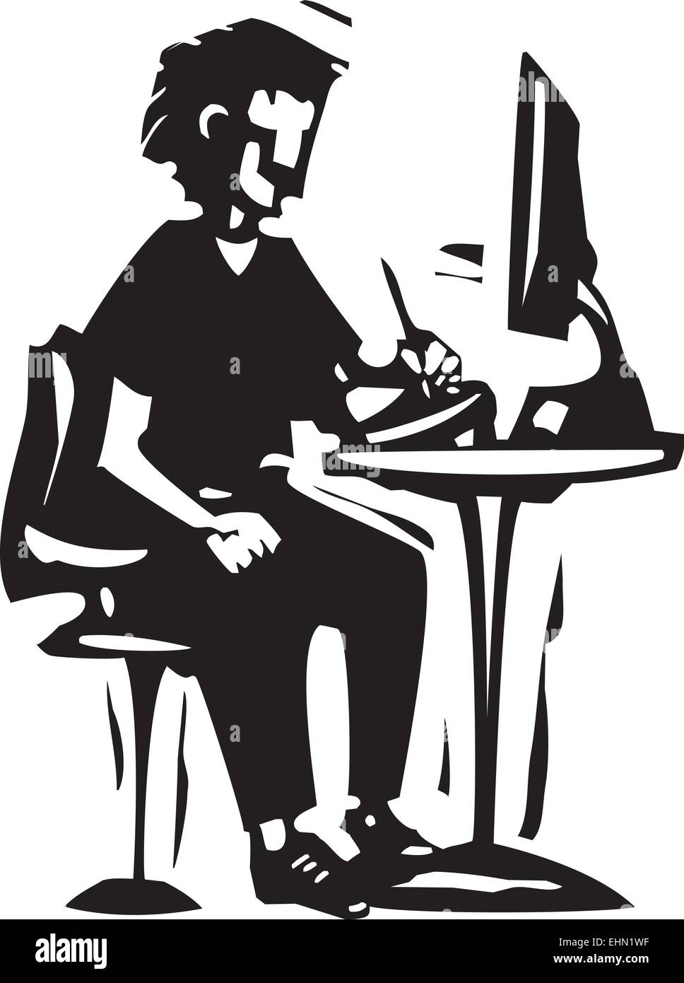 Digital graphics tablet Stock Vector Images - Alamy