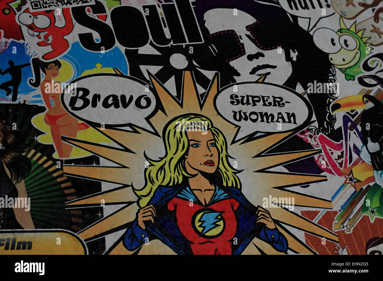 Colourful sticker hi-res stock photography and images - Alamy