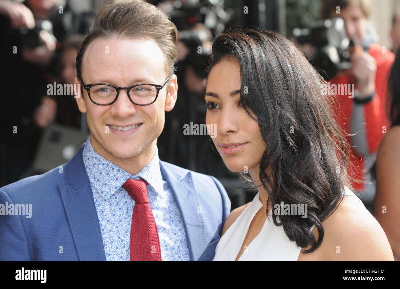 London, UK. Kevin Clifton and Karen Hauer at TRIC Awards 2015 held at ...