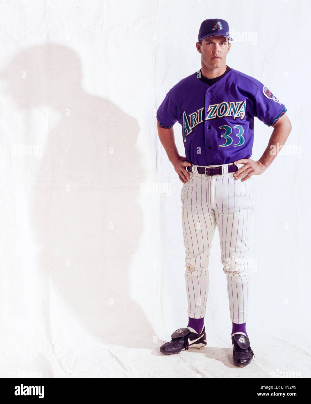 PHOENIX , AZ – MARCH 28: Baseball player Jay Bell in Phoenix, Arizona ...