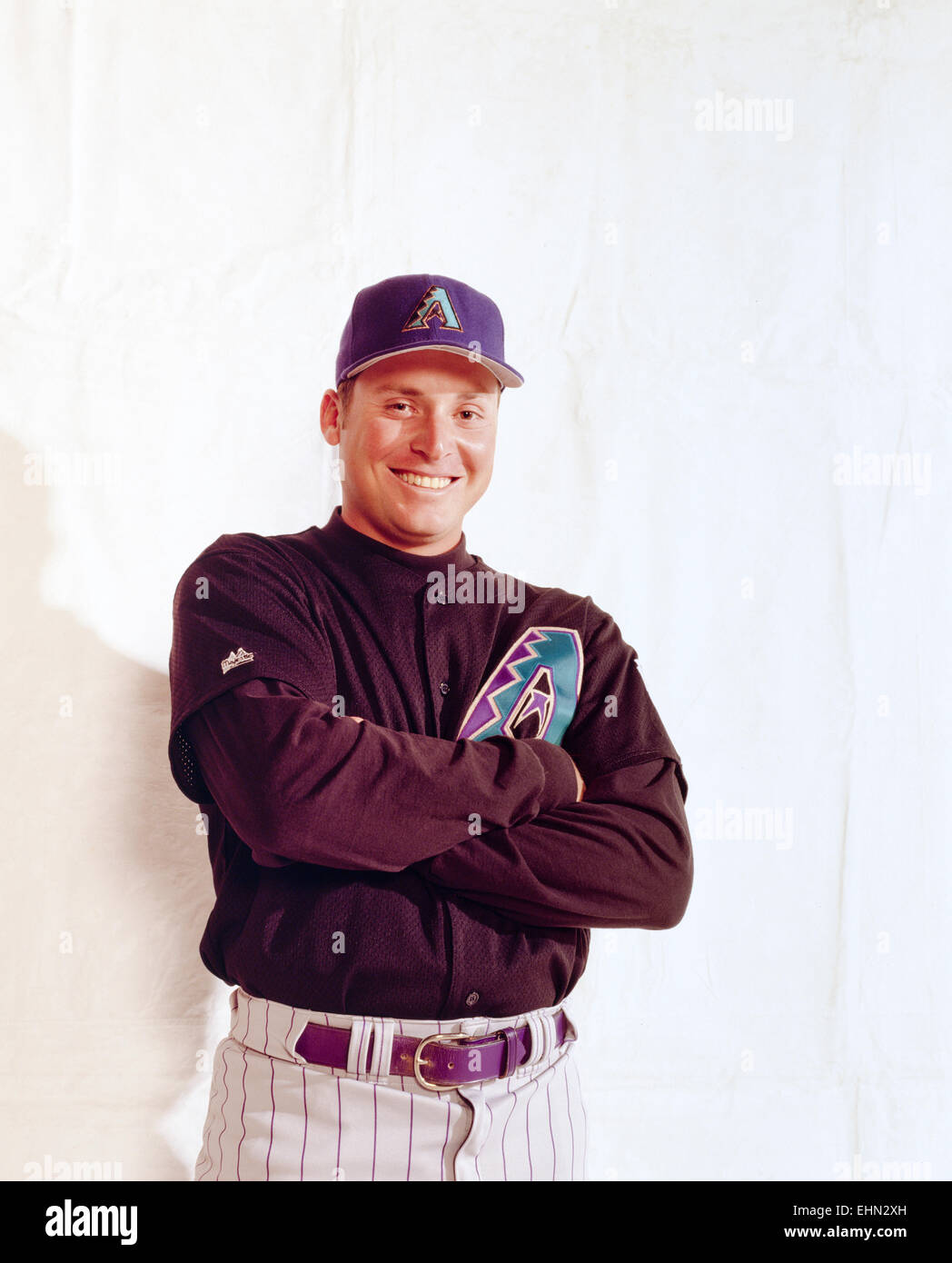 PHOENIX , AZ – MARCH 28: Baseball player Karim Garcia Phoenix, Arizona ...