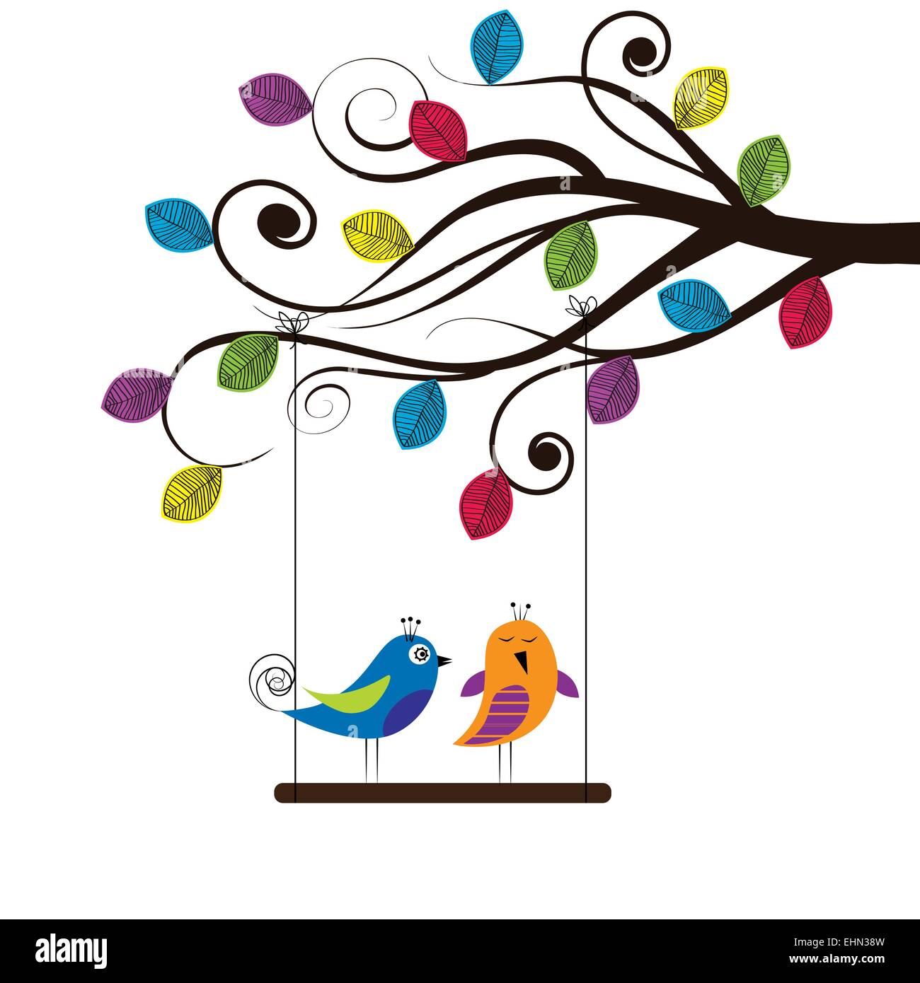 Animal summer funny Stock Vector Images - Alamy