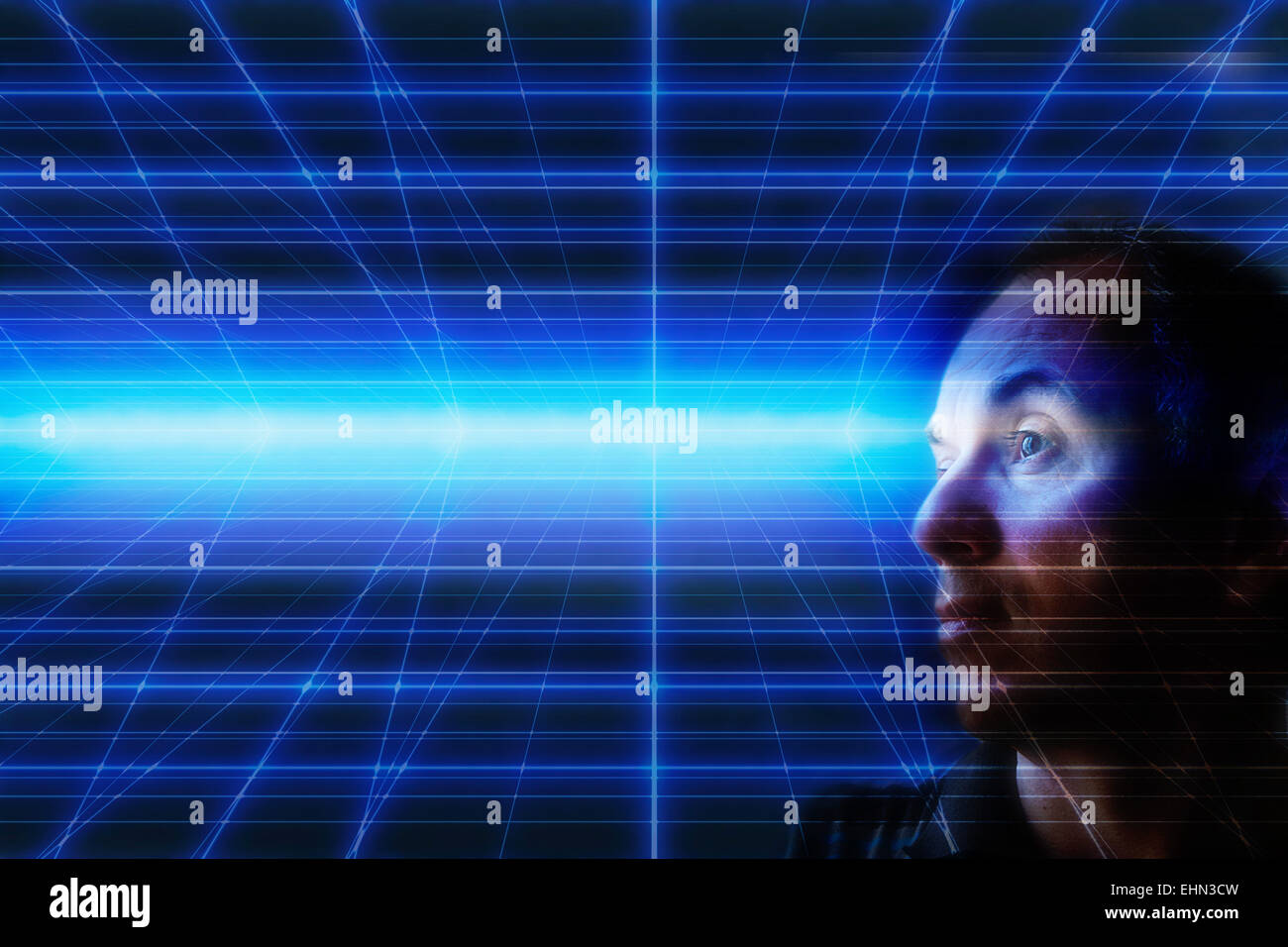 Face looking forward hi-res stock photography and images - Alamy