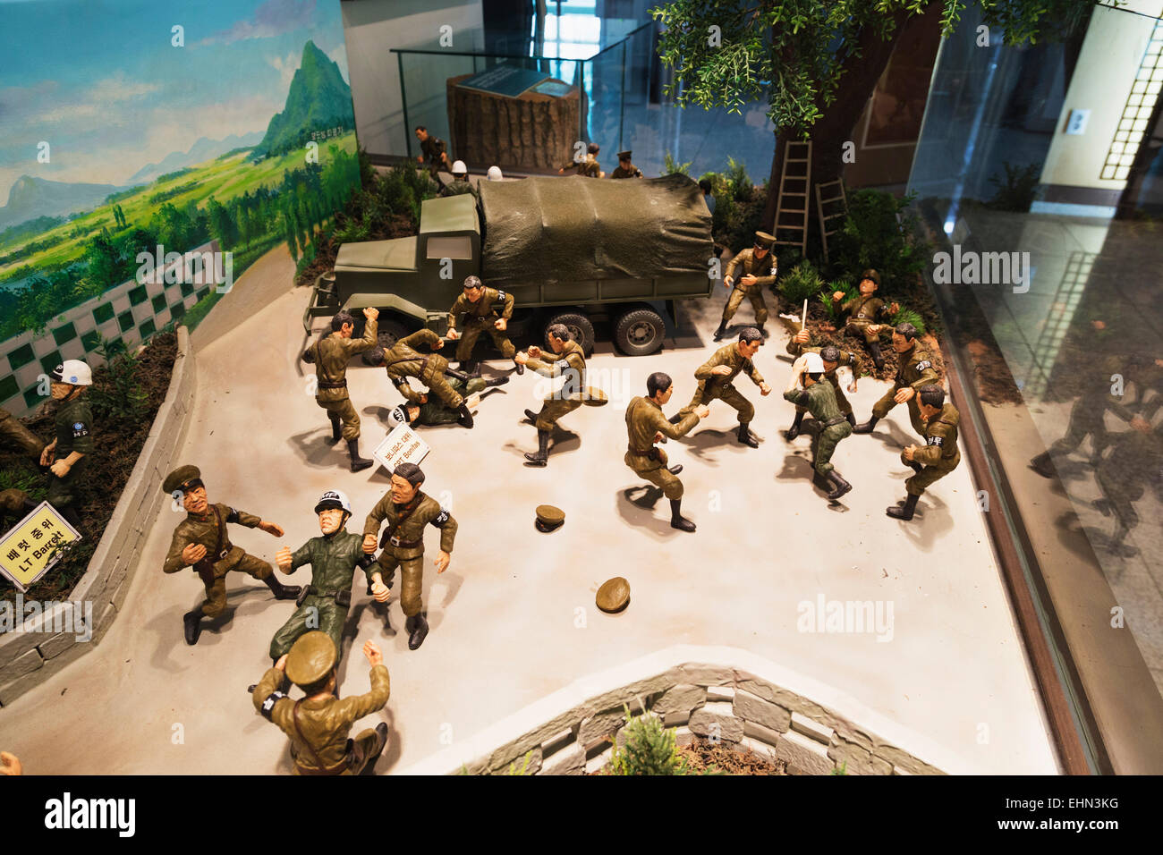 Asia, Republic of Korea, South Korea, Seoul, DMZ demilitarized zone on ...