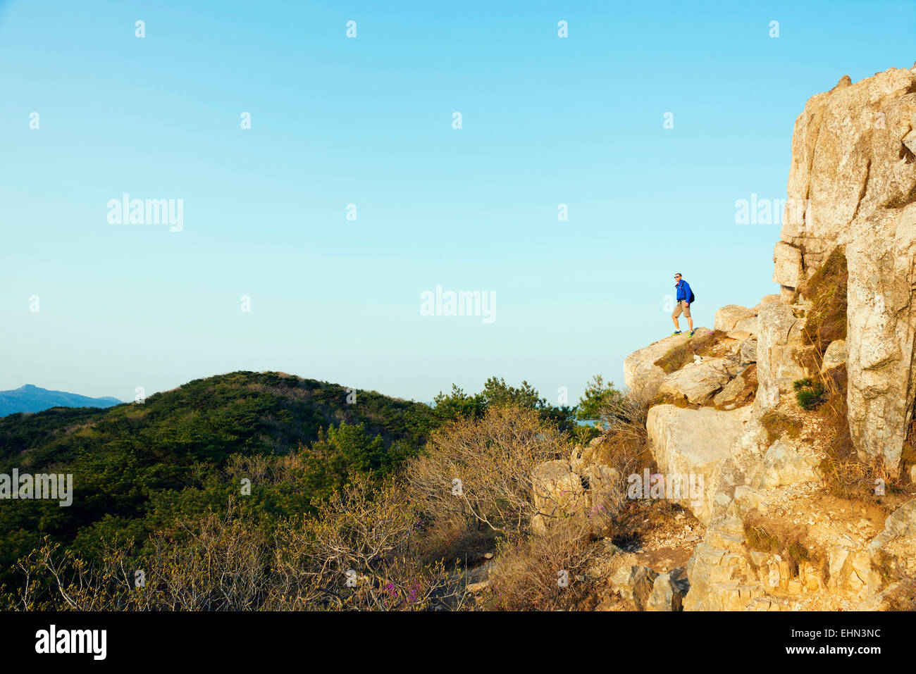 Asia, Republic of Korea, South Korea, Busan, nature reserve mountains ...