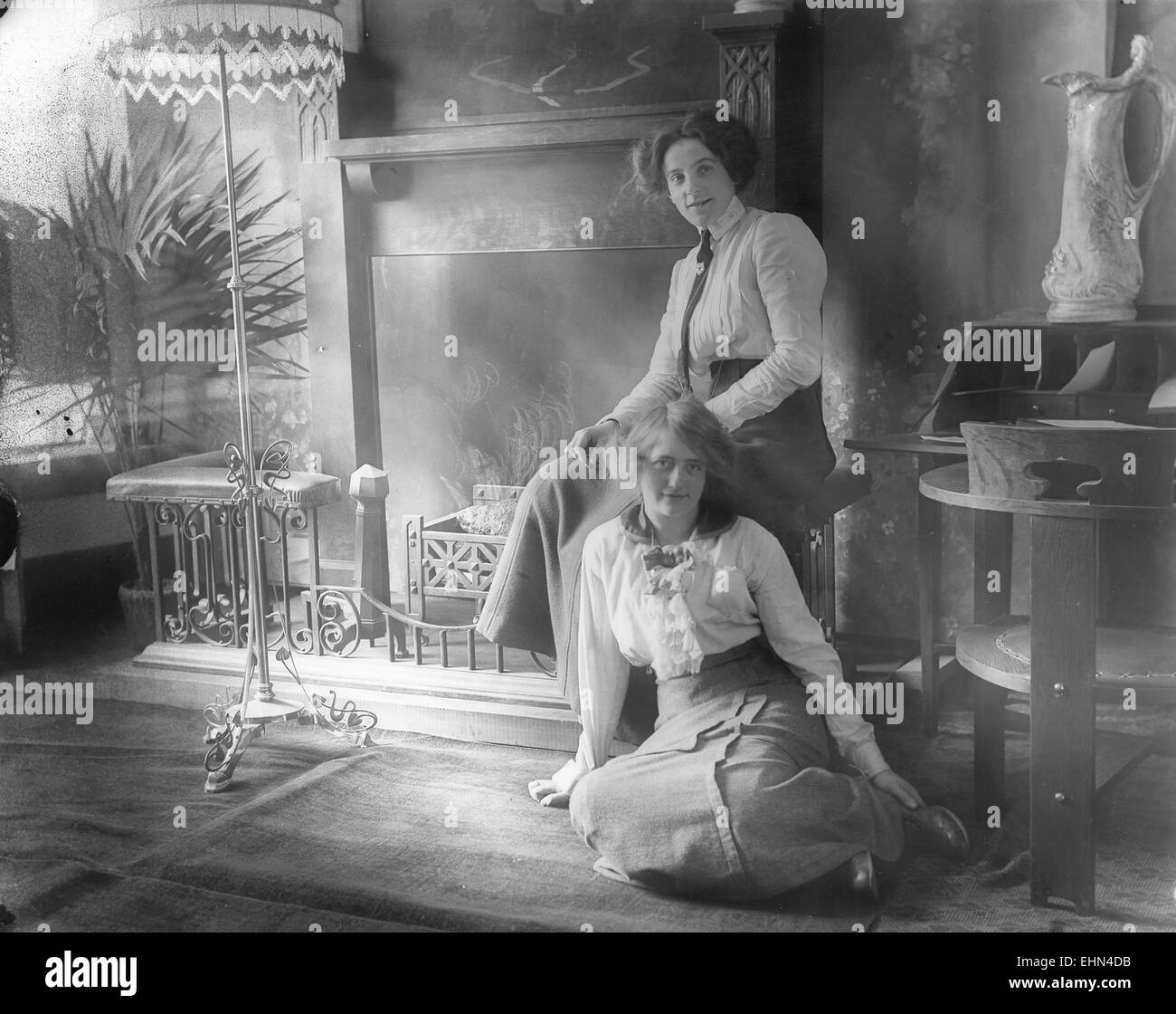 This image features Alice and Gladys Reeves, possibly historical ...