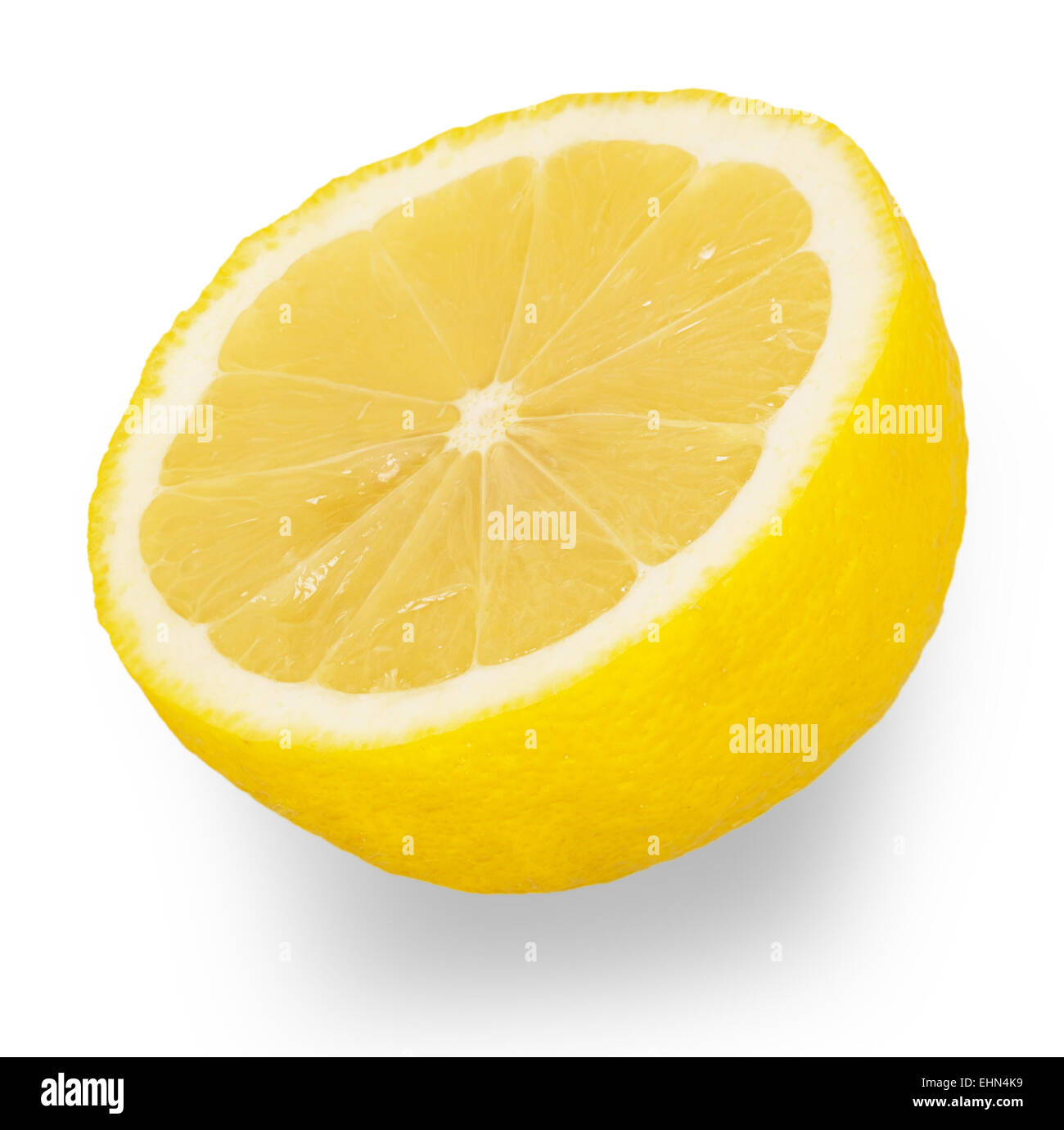 A half of lemon isolated on a white background Stock Photo - Alamy