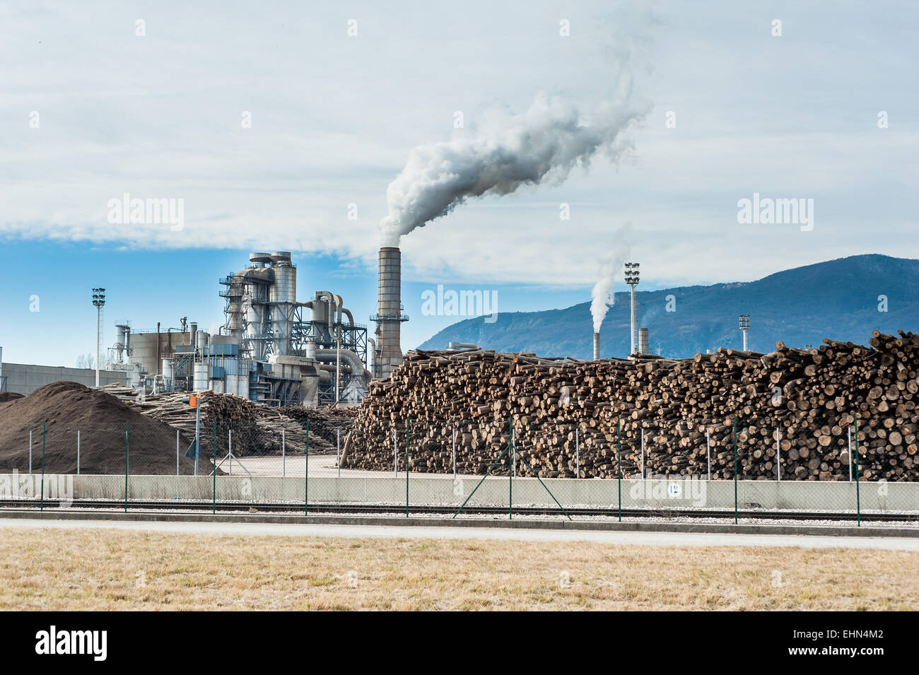 Chemical plant for the processing of chipboard of a furniture factory ...