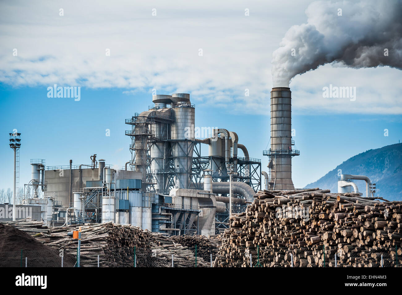 Chemical plant for the processing of chipboard of a furniture factory ...