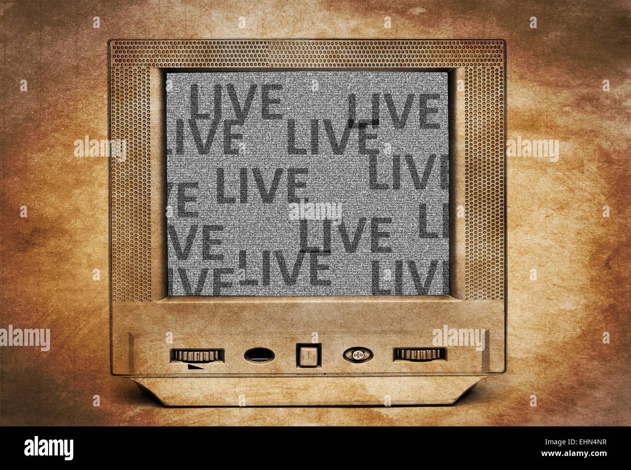 Scratched screen tv hi-res stock photography and images - Alamy