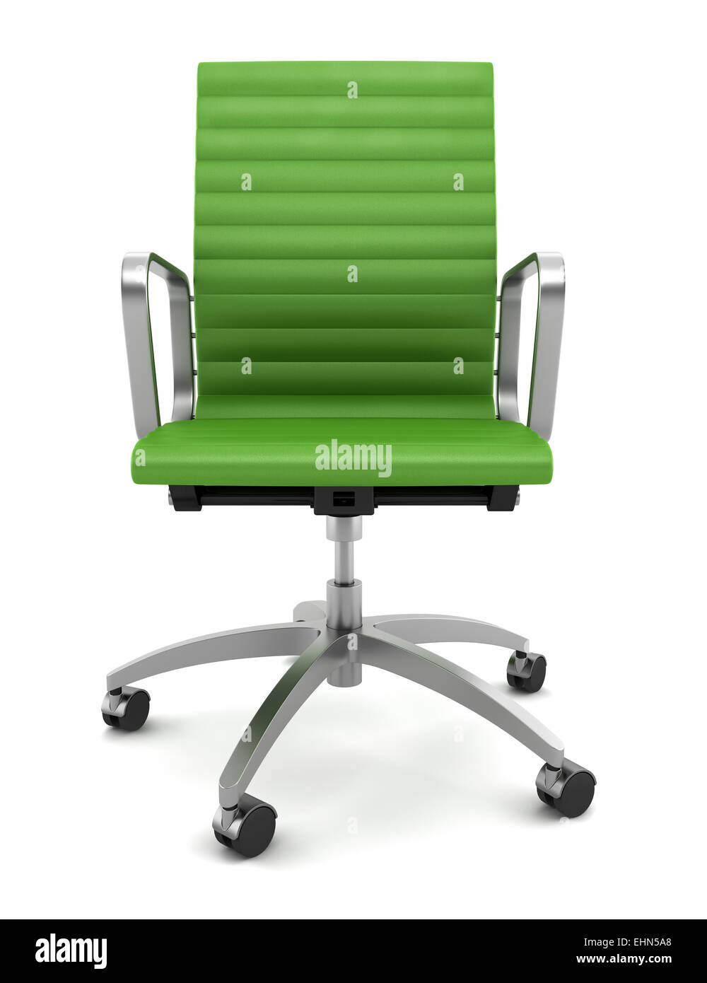 modern green office chair isolated on white background Stock Photo - Alamy