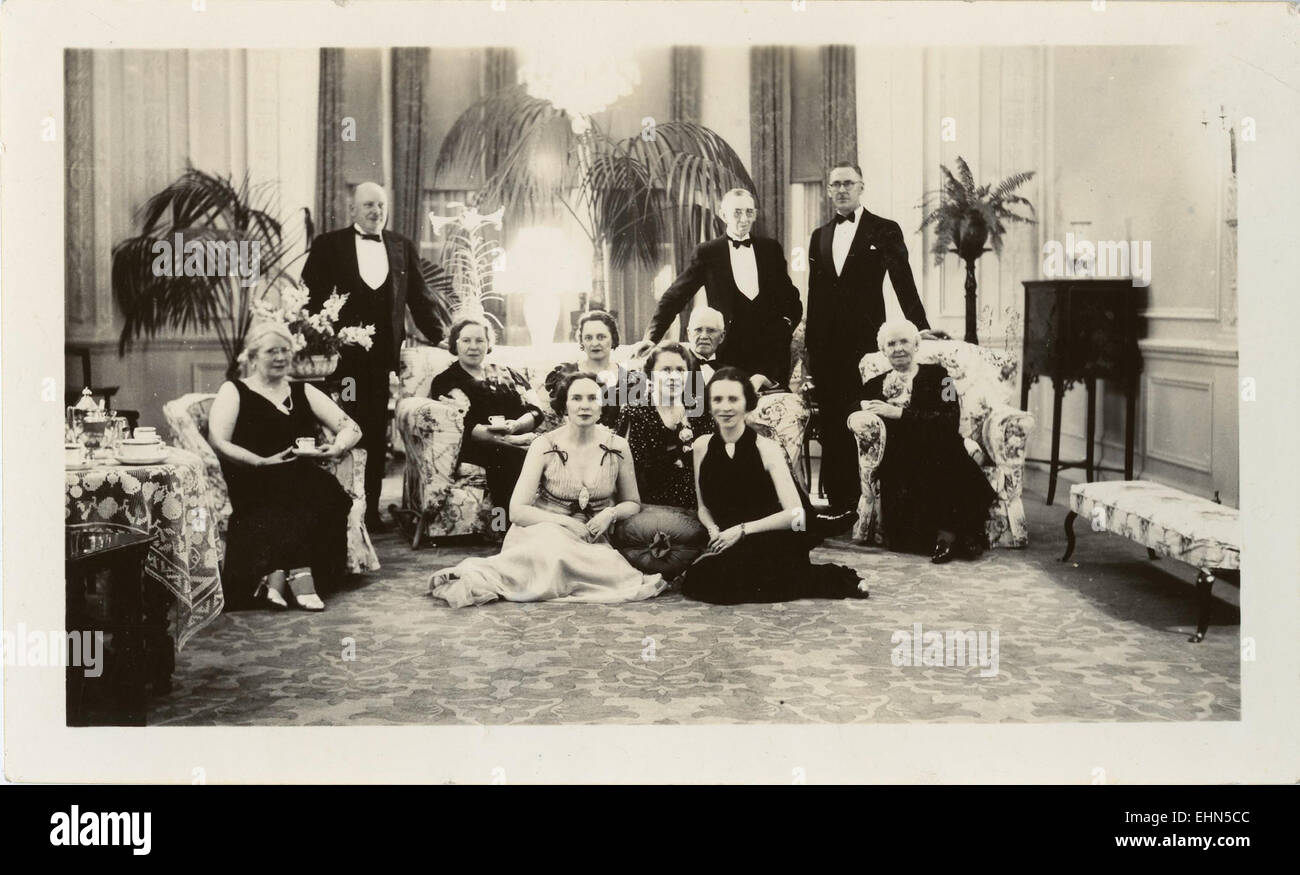 This historical group portrait, likely depicting government officials ...