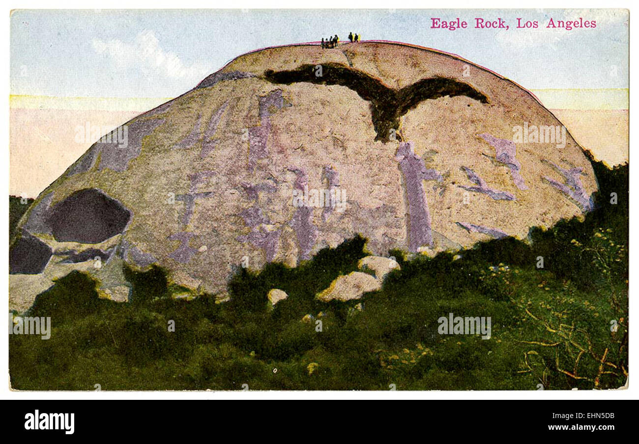 Eagle Rock is a prominent hill located in Los Angeles, named for its ...