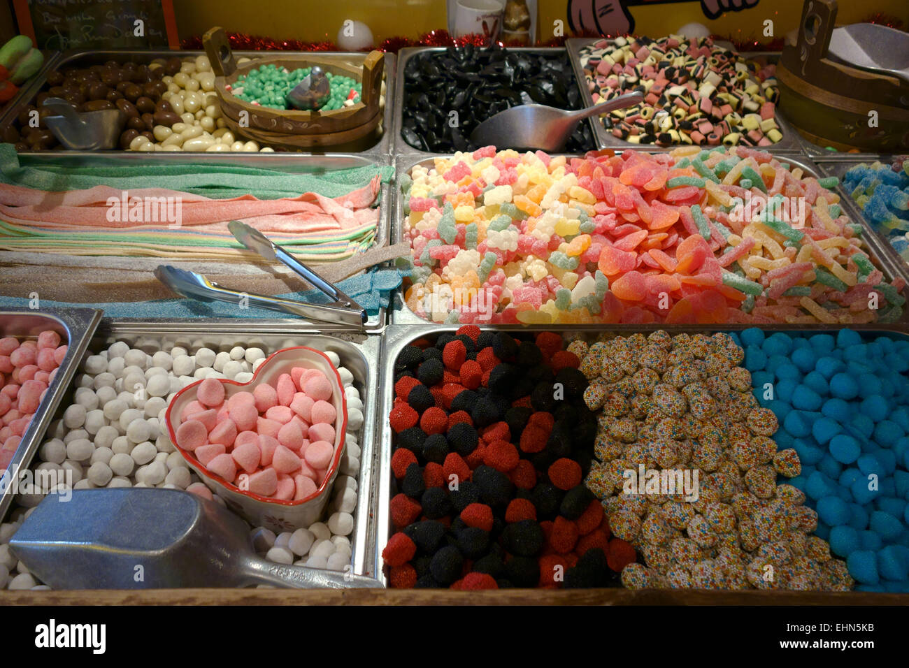 Sweet heart in a sweet shop Stock Photo - Alamy