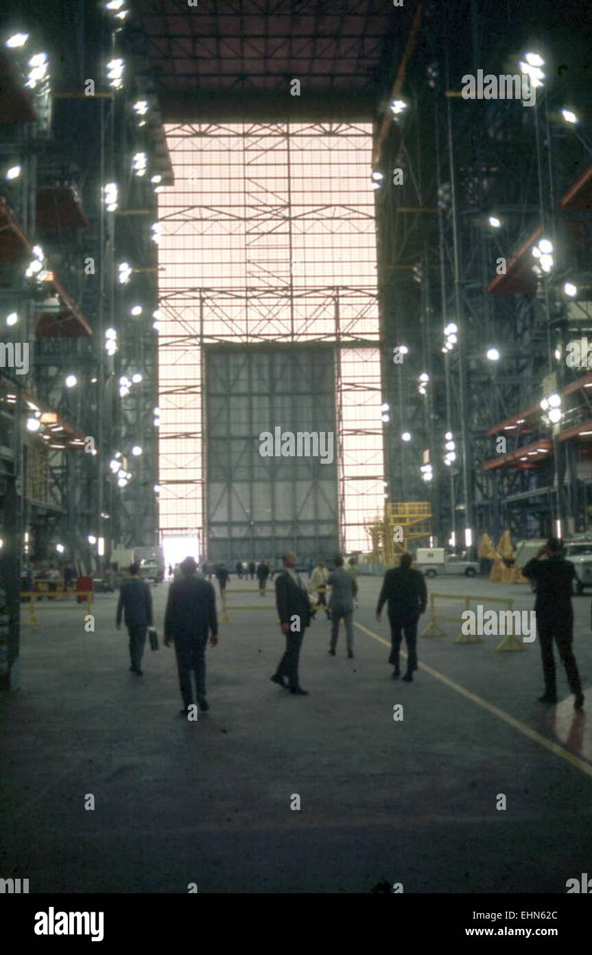 The Vehicle Assembly Building (VAB) at the Kennedy Space Center is a prominent structure used ...