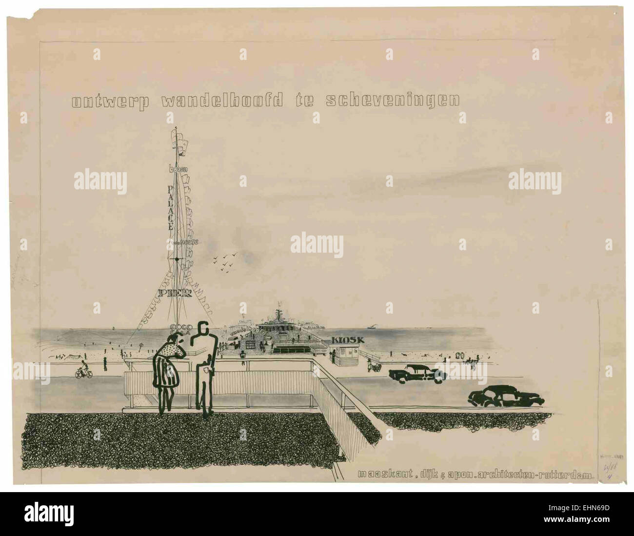 This 1955 work by H.A. Maaskant, created in collaboration with Dijk ...