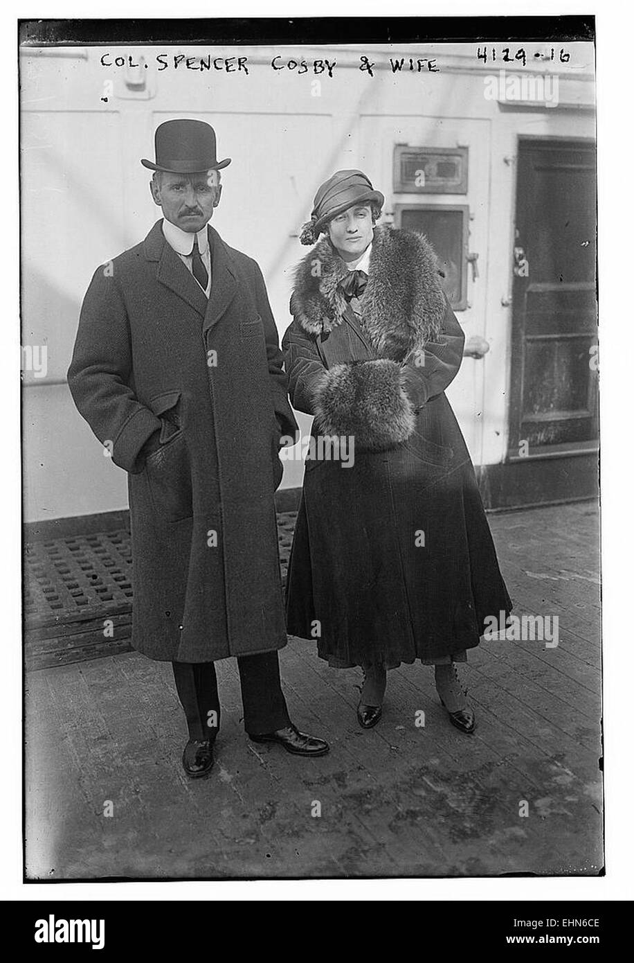 This portrait of *Colonel Spencer Cosby* and his wife captures the ...