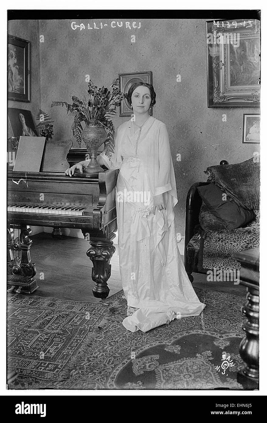Galli-Curci was a celebrated opera singer known for her powerful and ...