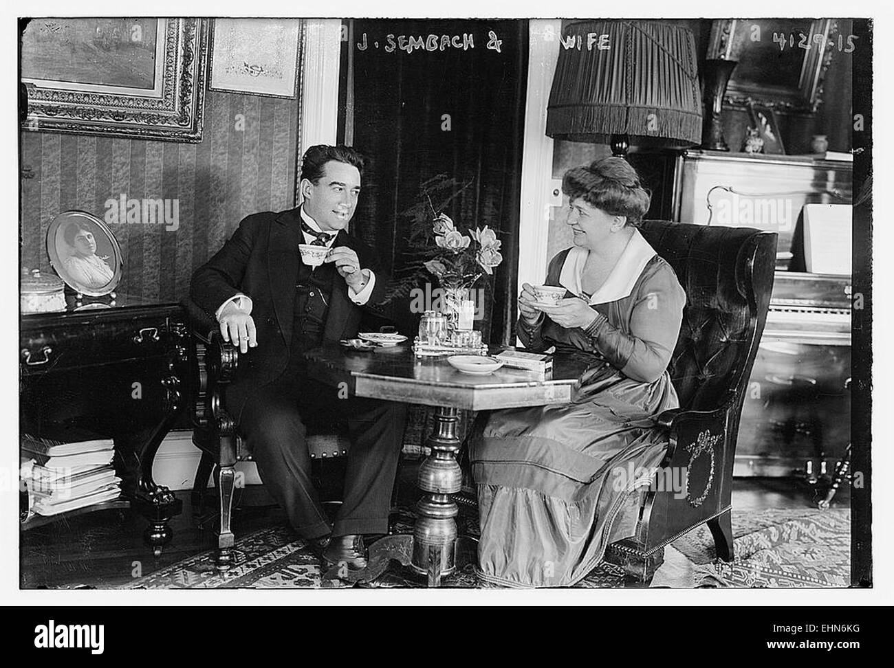 J. Sembach & wife Stock Photo - Alamy