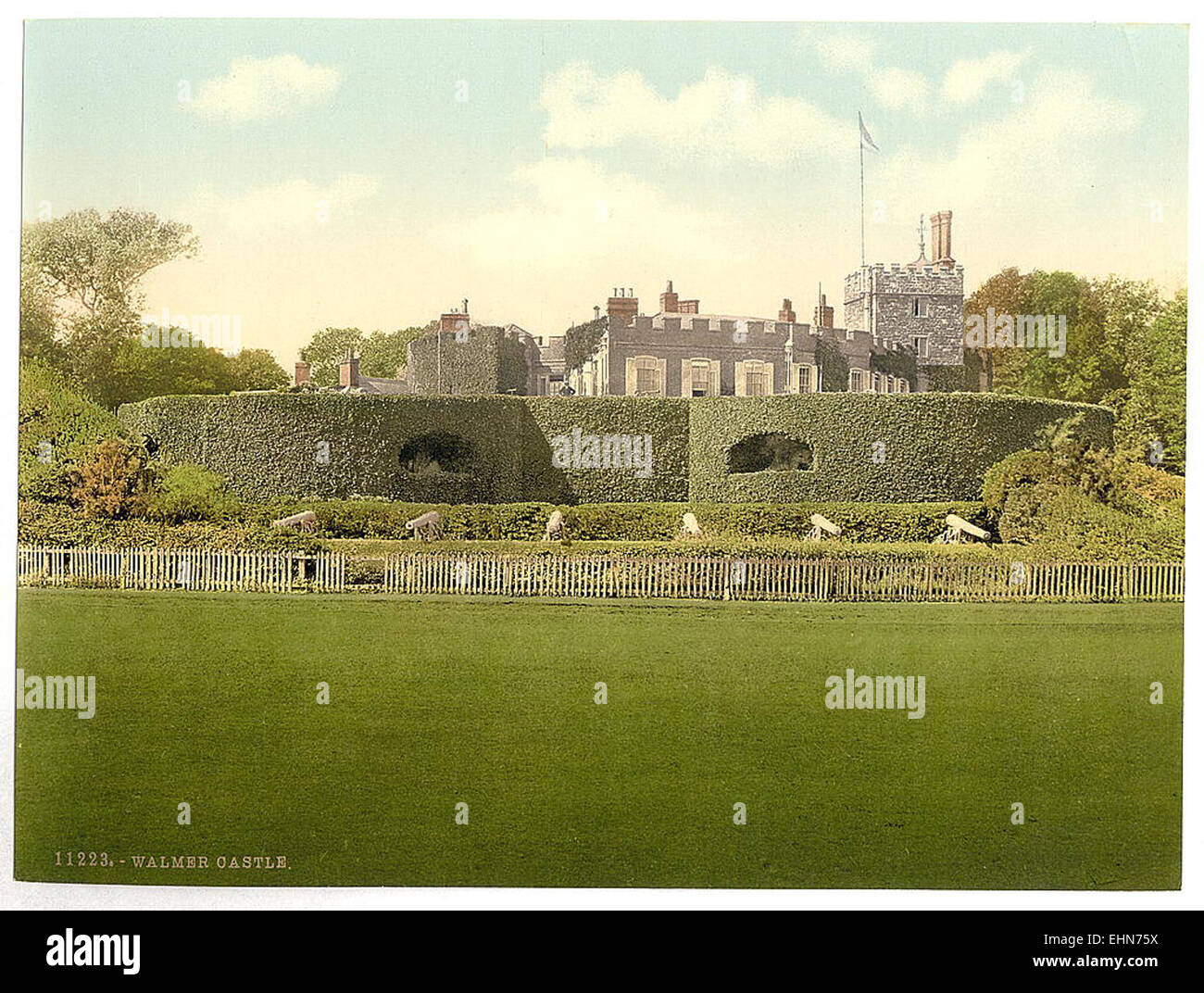 Walmer Castle in England is a historic site, known for its role as a ...