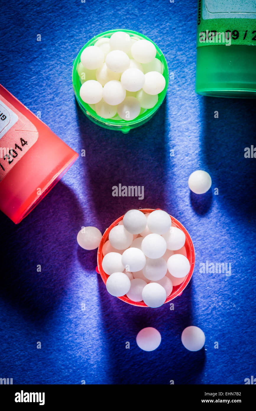 Homeopathy pills hi-res stock photography and images - Alamy