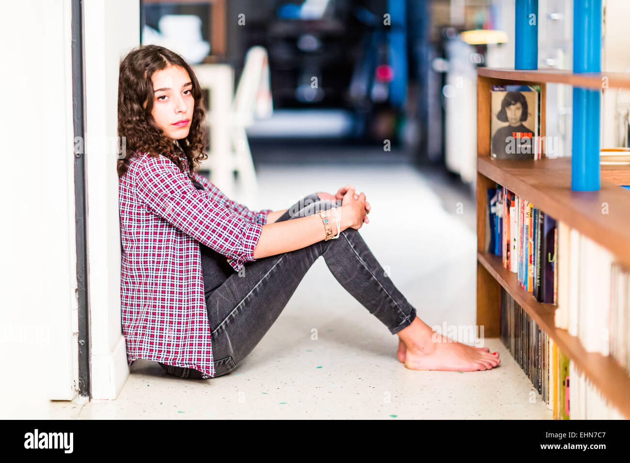 Depressed young girl hi-res stock photography and images - Alamy