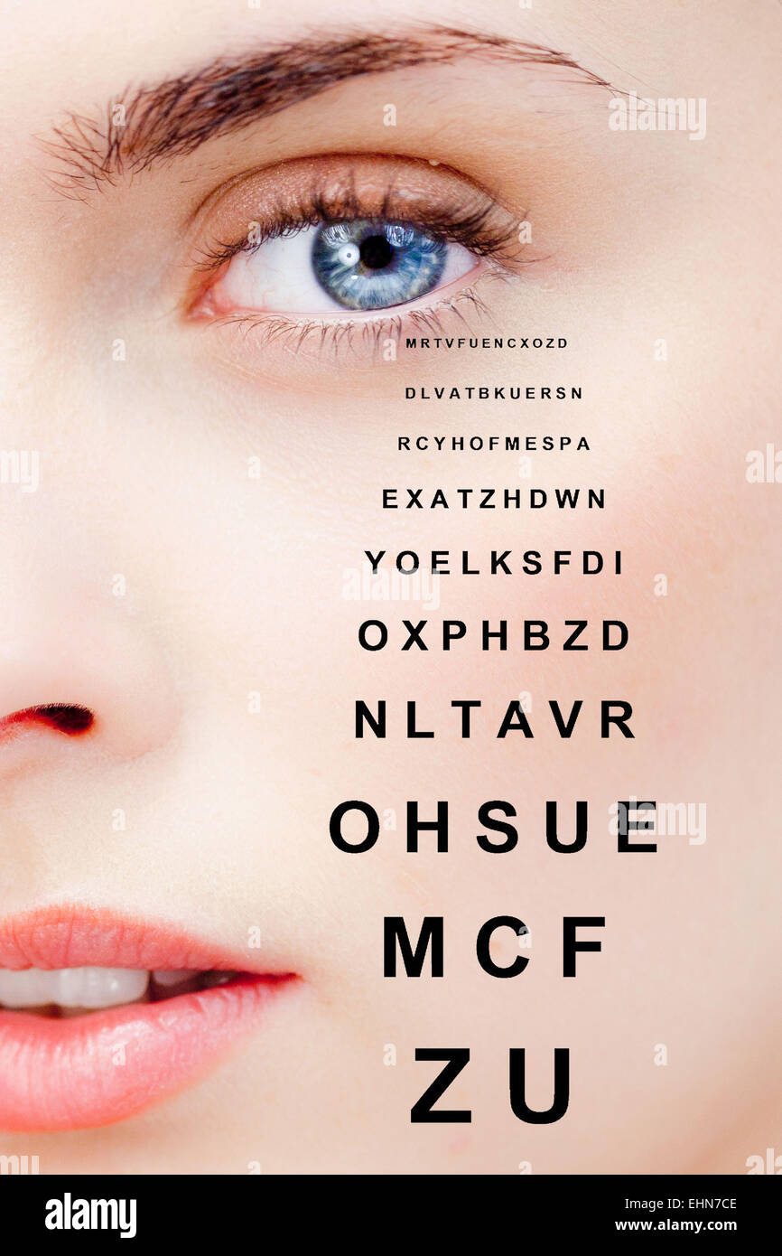 Snellen eye chart medical ophthalmology hi-res stock photography and ...