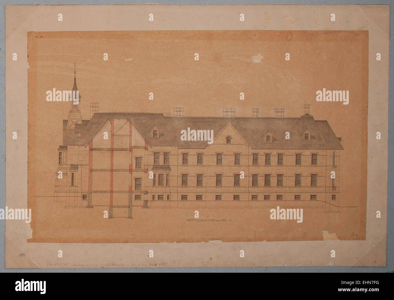 Detailed plan elevation drawing hi-res stock photography and images - Alamy