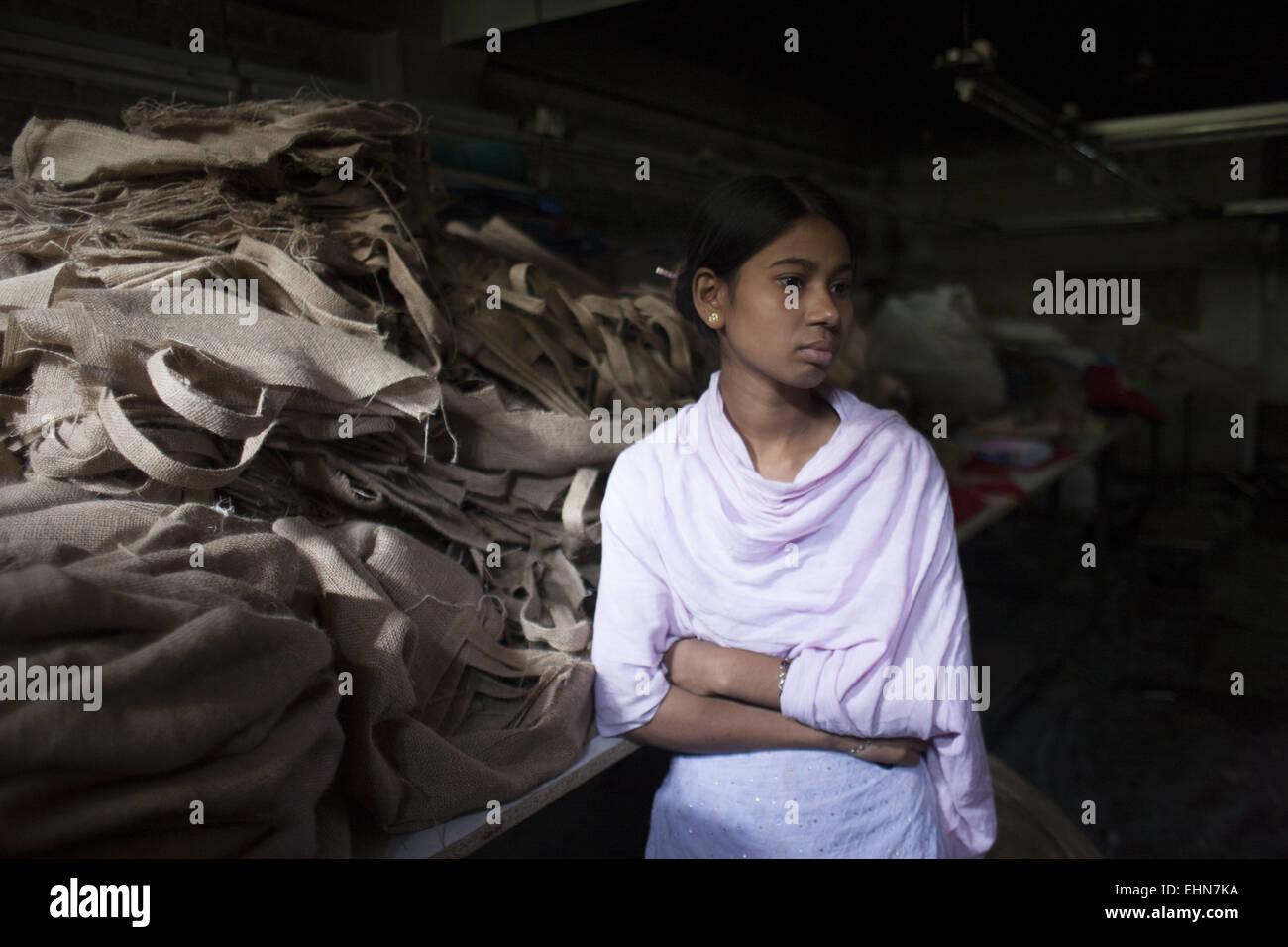 Savar, Bangladesh. 16th Mar, 2015. Shirin Akhter, a victim of Rana ...