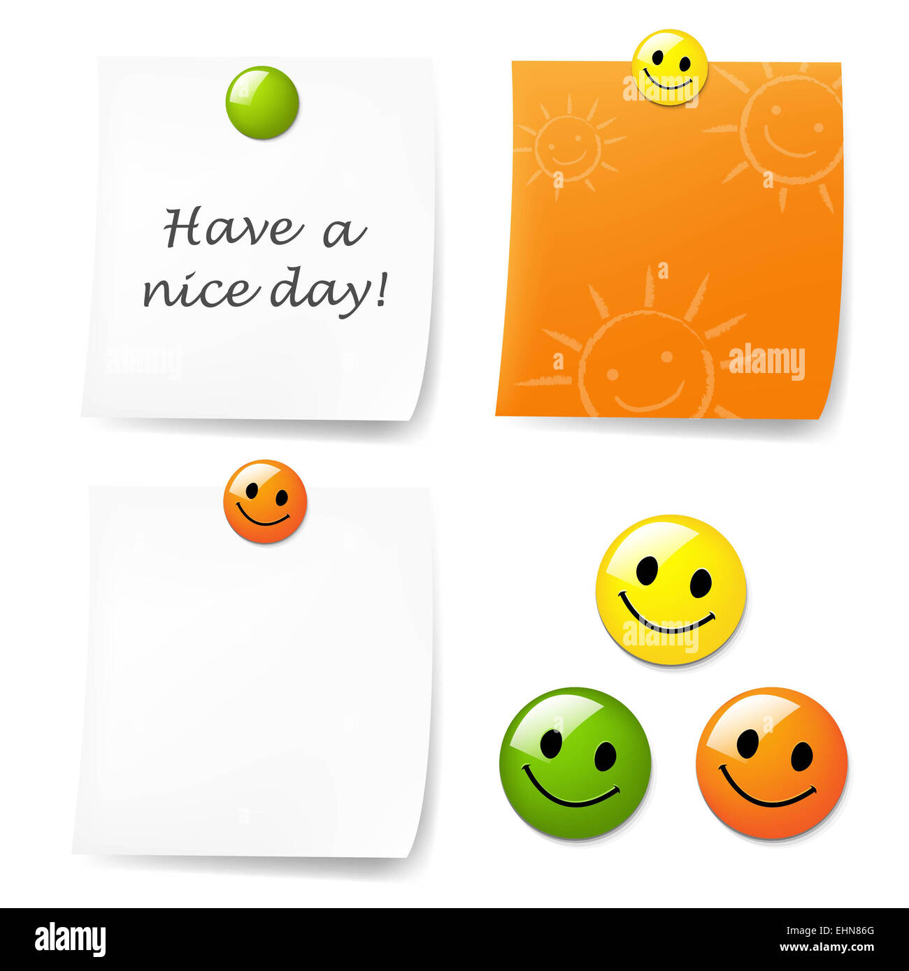 Smiley icon reminder note hi-res stock photography and images - Alamy