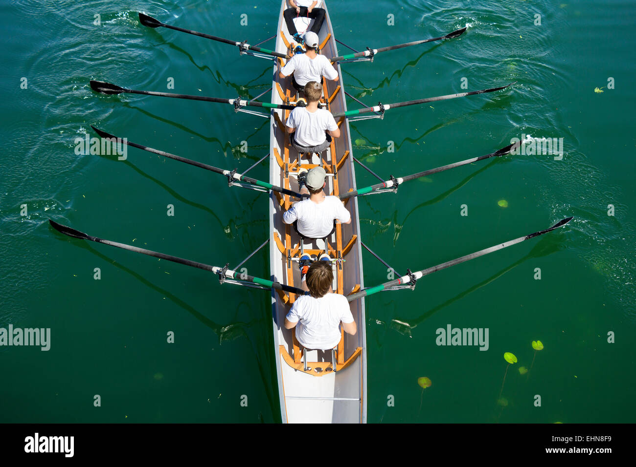 Coxed four rowing boat hi-res stock photography and images - Alamy