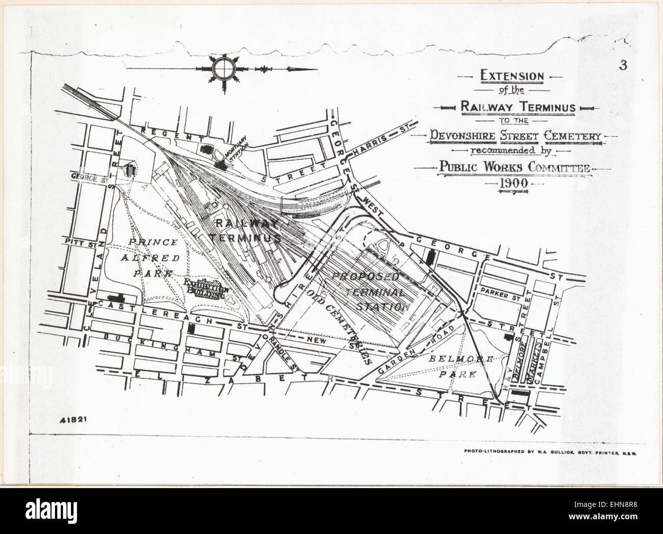 Vintage railway map hi-res stock photography and images - Alamy
