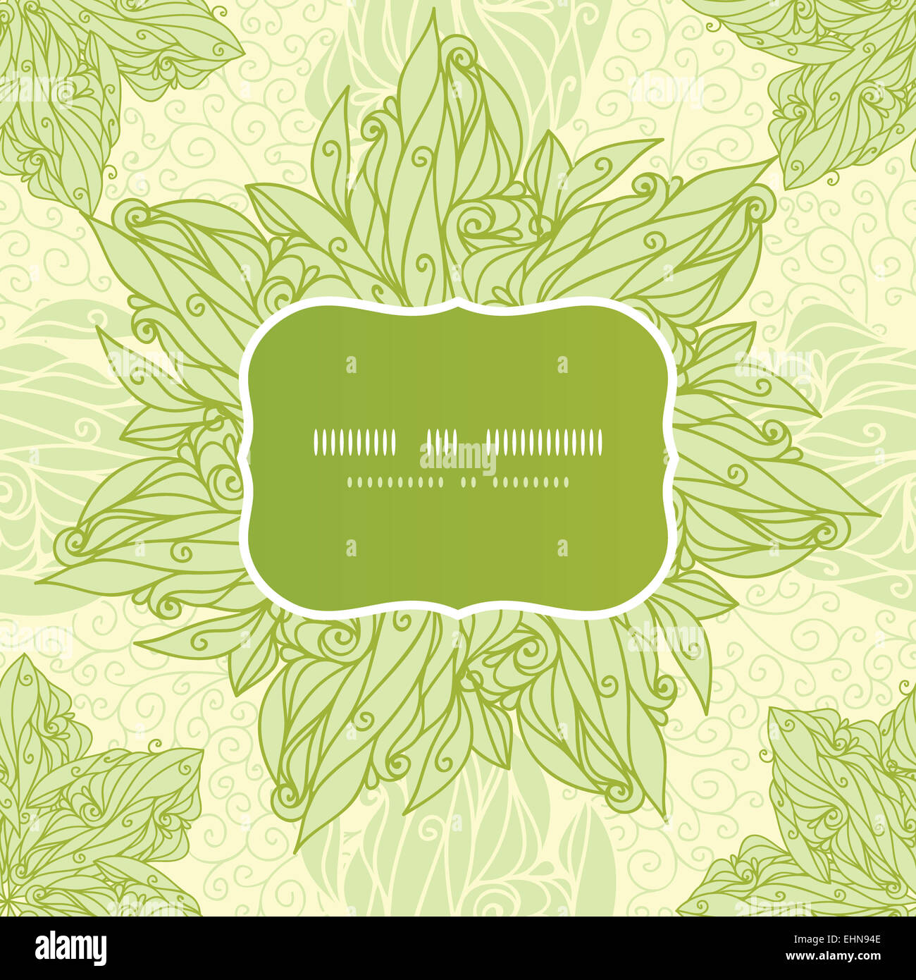 Abstract floral swirls frame seamless pattern background Stock Photo - Alamy