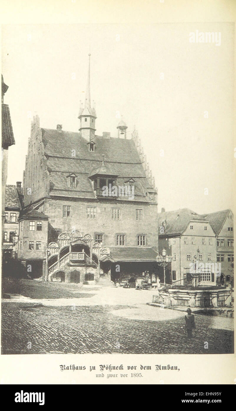 This 1896 illustration by Koch shows the Panecker Rathaus (town hall ...